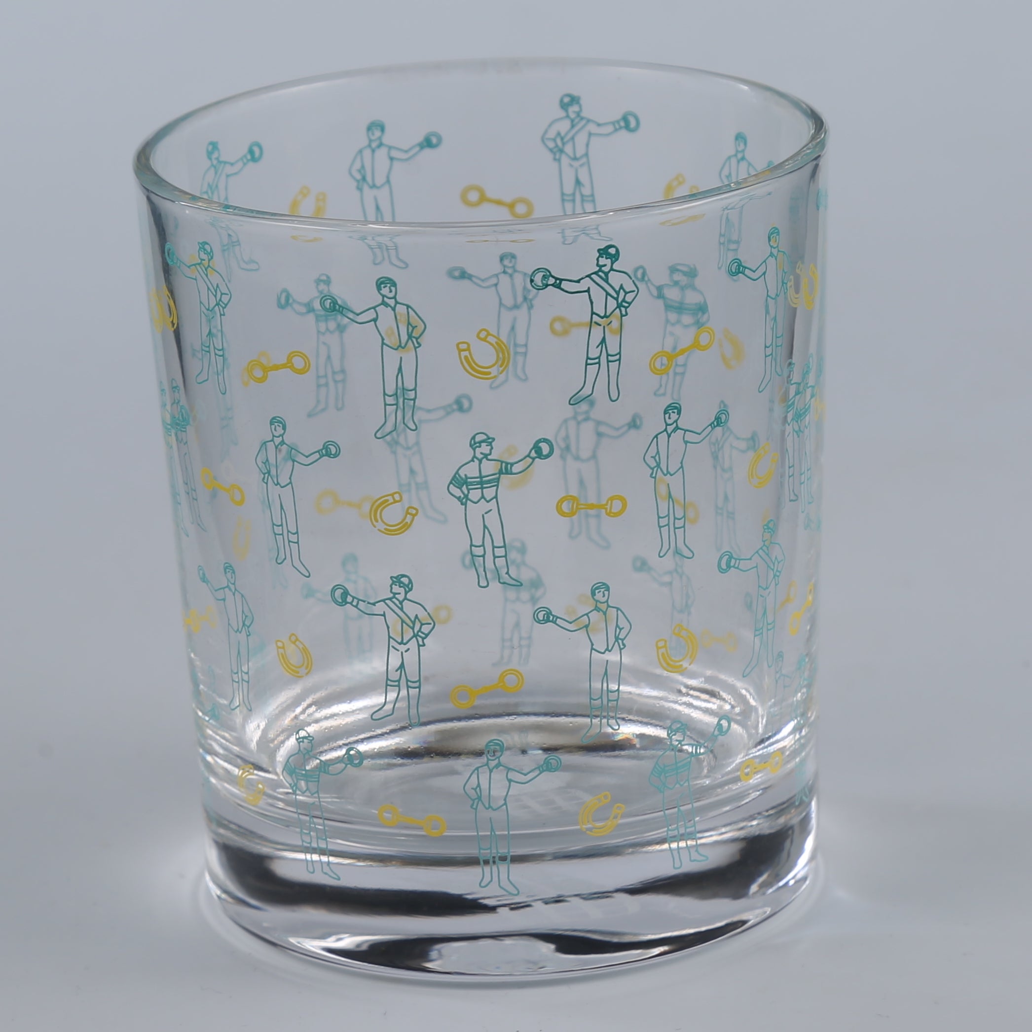 Mint Jockeys and Horseshoes Rocks Glass – Barrel Down South