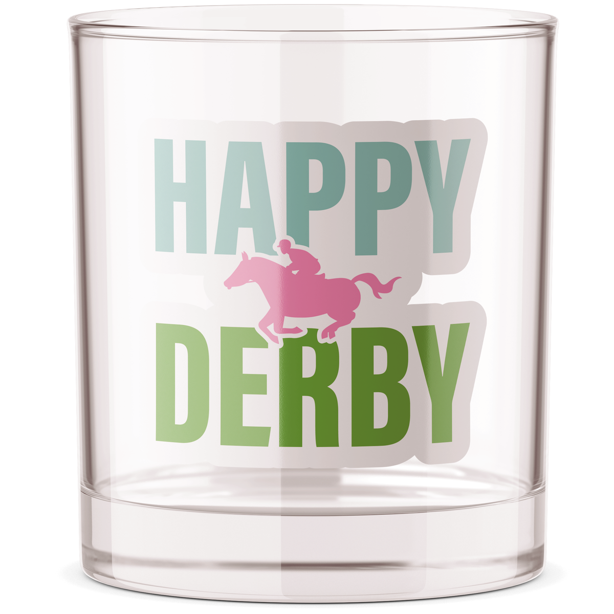 Happy Derby Rocks Glass – Barrel Down South