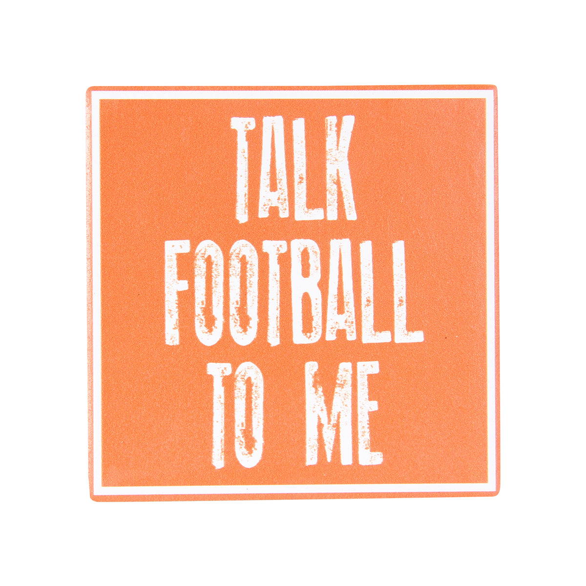 Talk Football To Me Ceramic Coaster – Barrel Down South