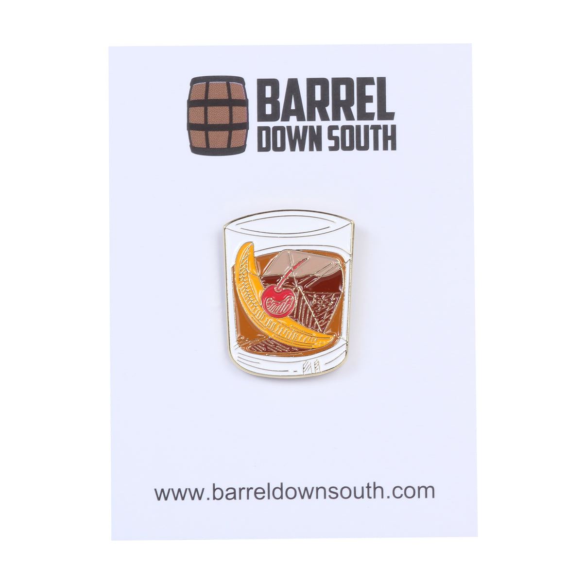 Old Fashioned Lapel Pin – Barrel Down South