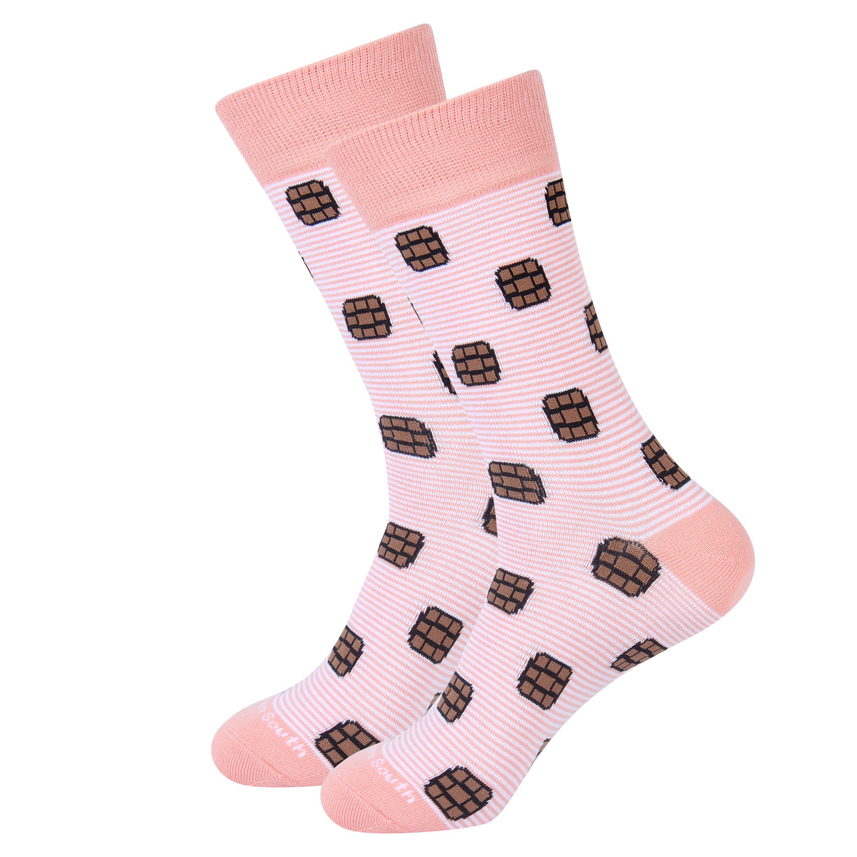 Coral Stripe Bourbon Barrel Socks – Barrel Down South