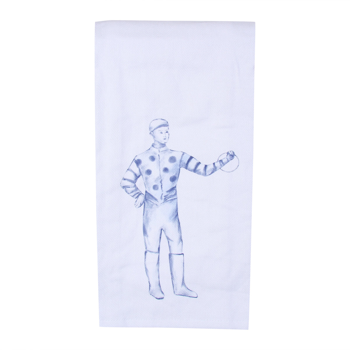 Grey Standing Jockey Tea Towel – Barrel Down South