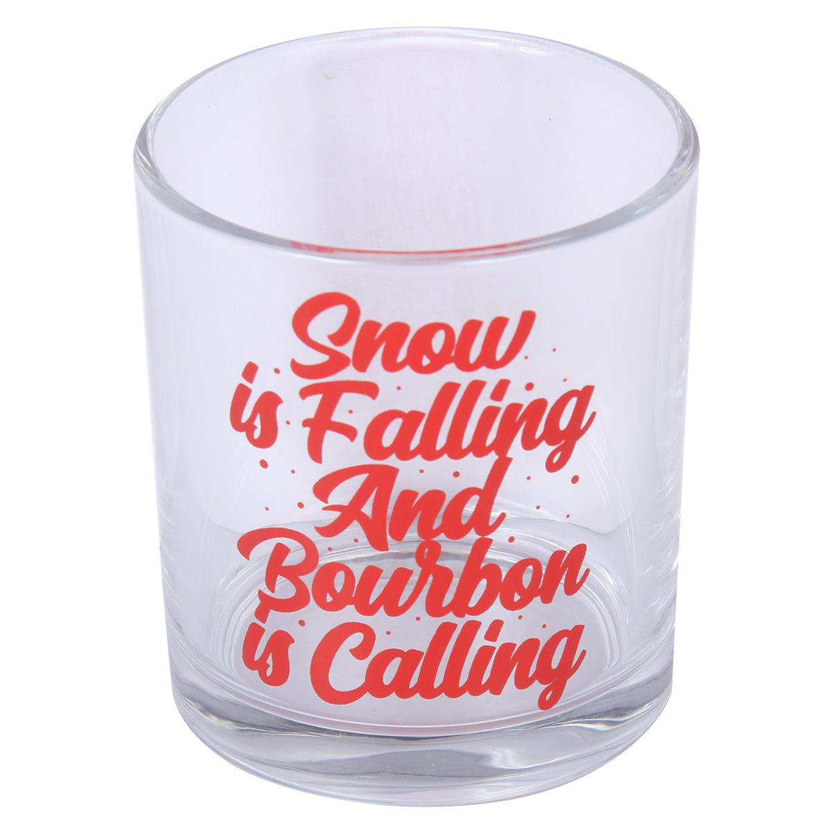 Snow is Falling Christmas Rocks Glass – Barrel Down South