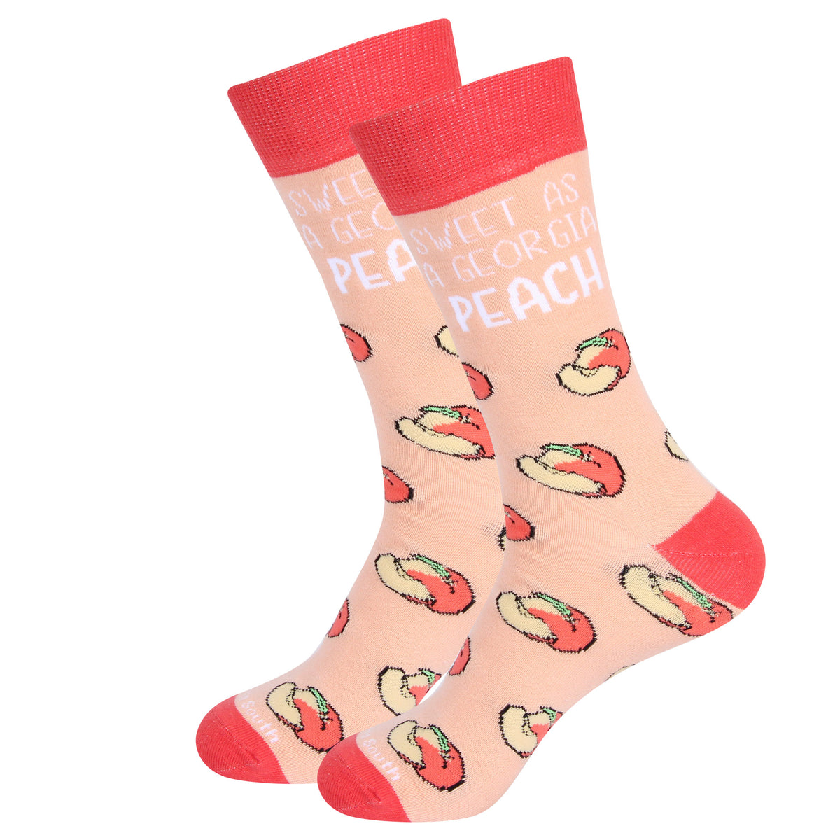 Sweet As A Georgia Peach Socks – Barrel Down South