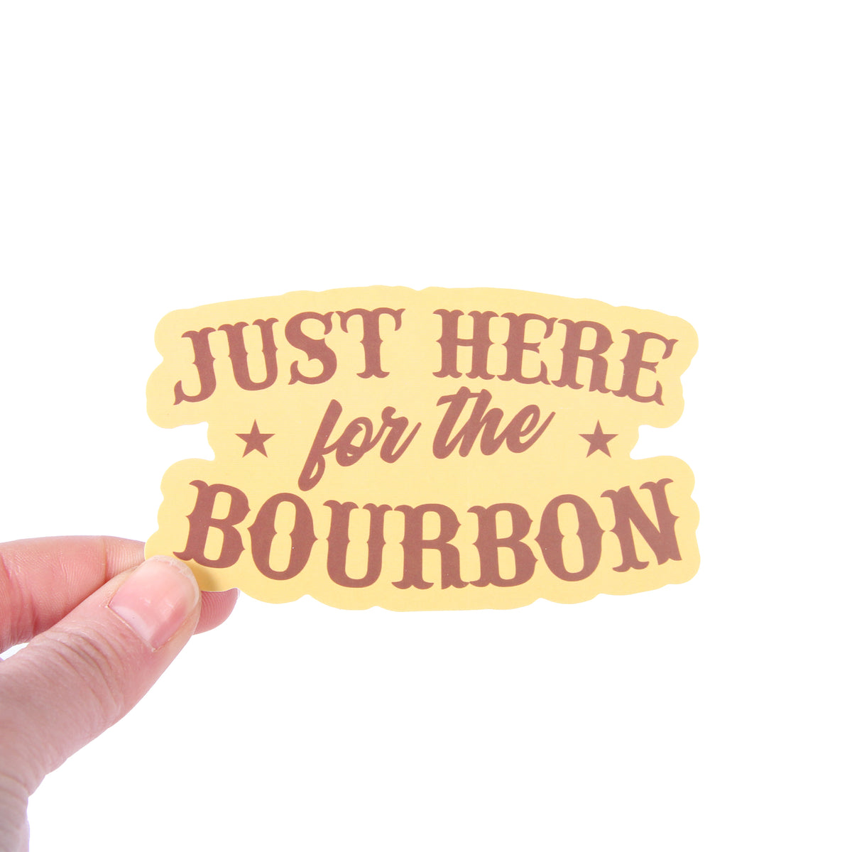 Just Here For The Bourbon Sticker – Barrel Down South