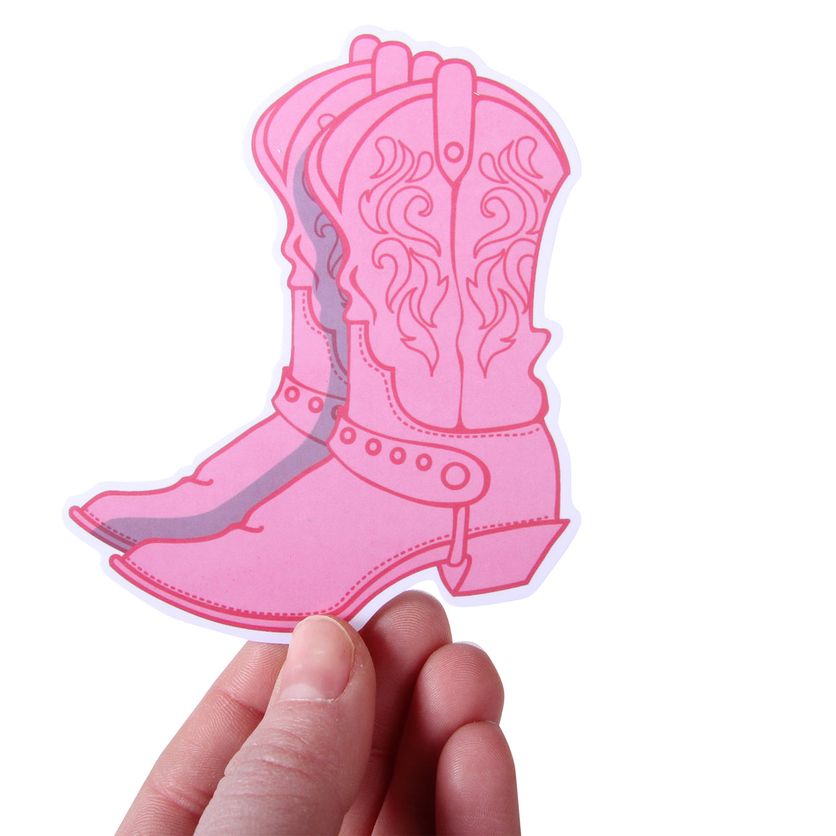 Pink Boot Sticker – Barrel Down South