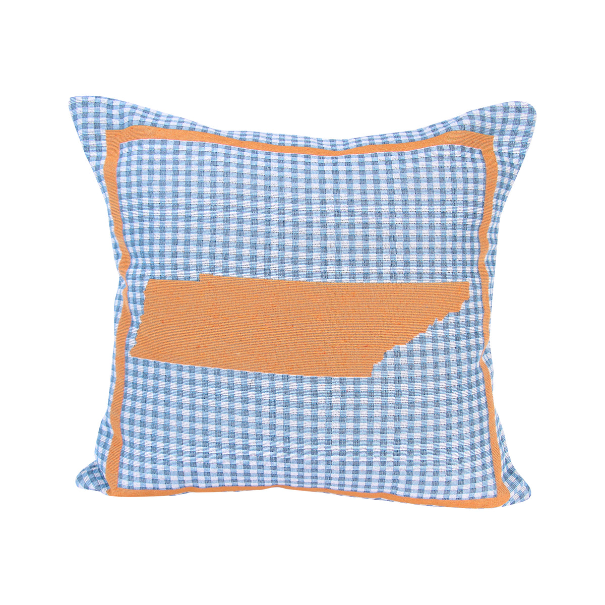Blue Plaid Tennessee Pillow – Barrel Down South