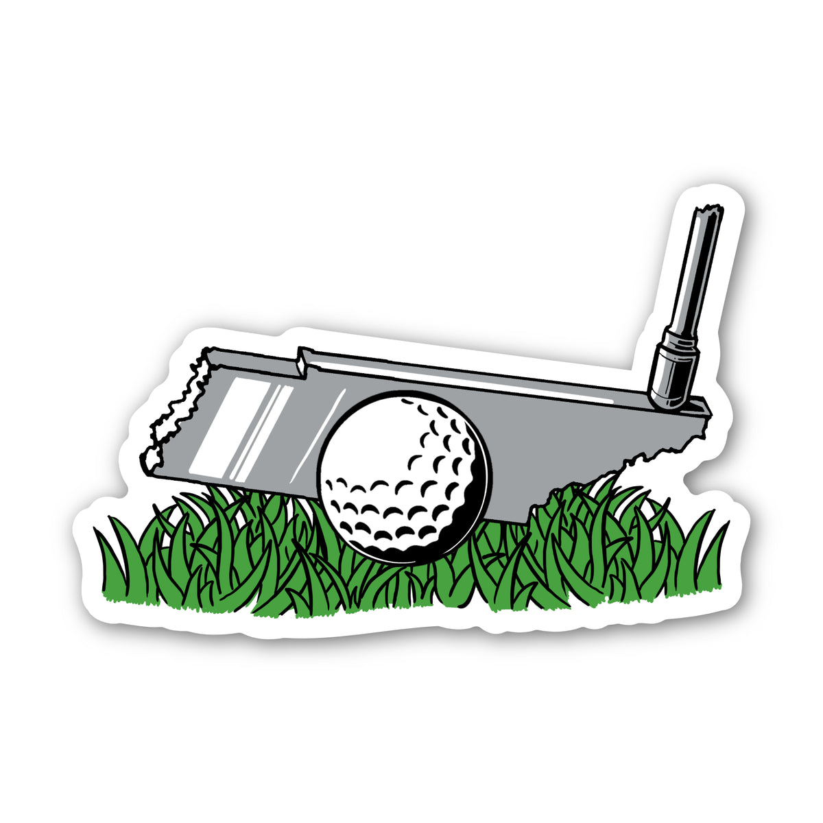 Tennessee Golf Putter Sticker – Barrel Down South