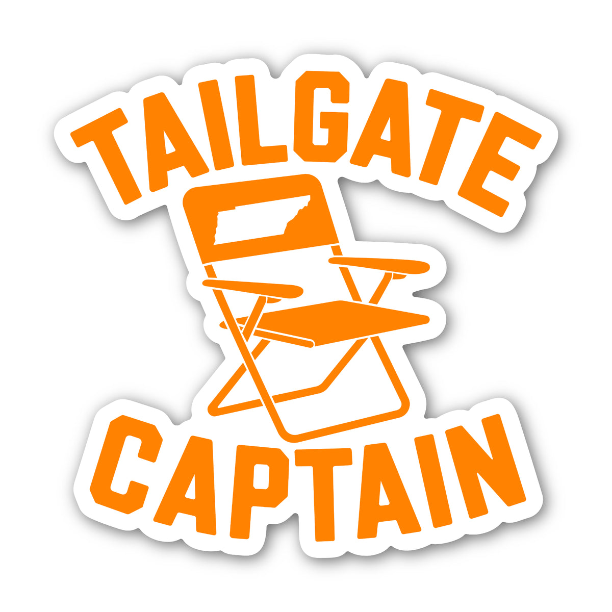 Tailgate Captain Sticker – Barrel Down South