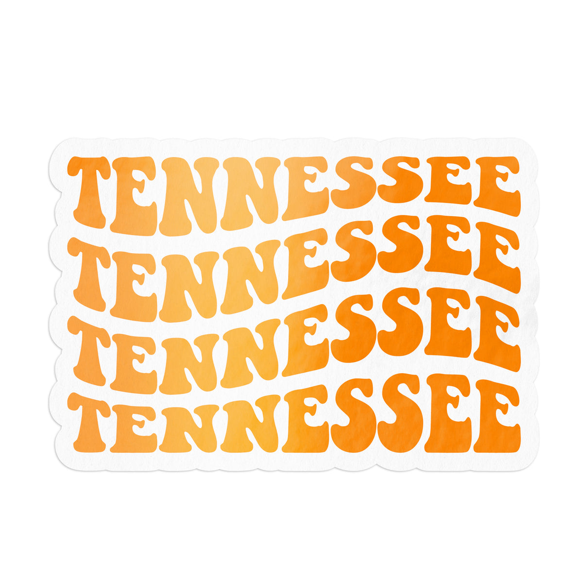 Tennessee Stacked Words Sticker – Barrel Down South
