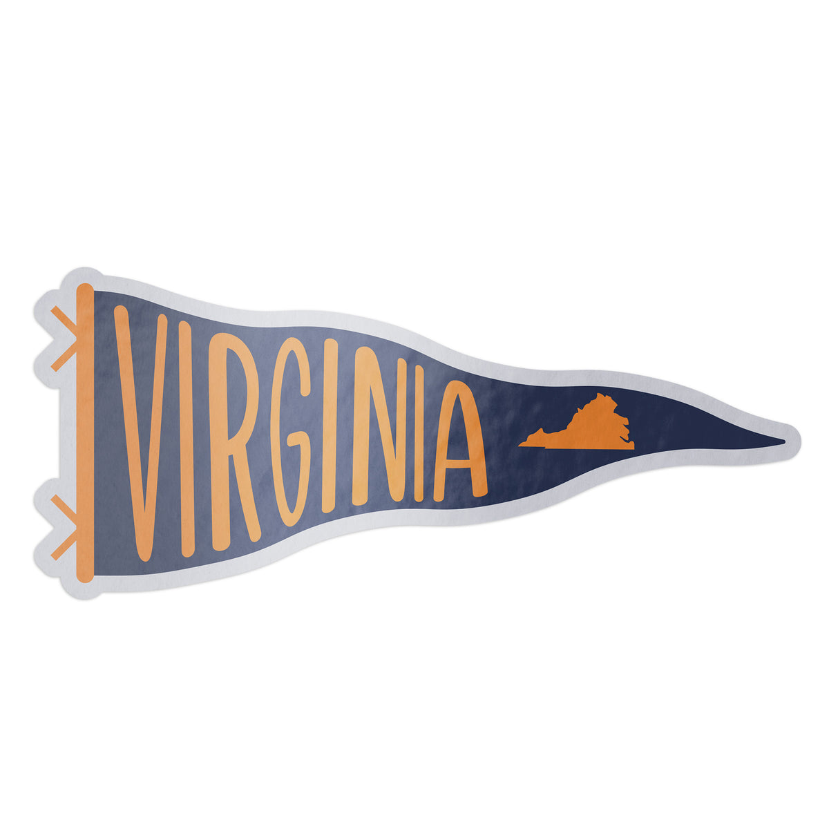 Virginia Pennant Sticker – Barrel Down South