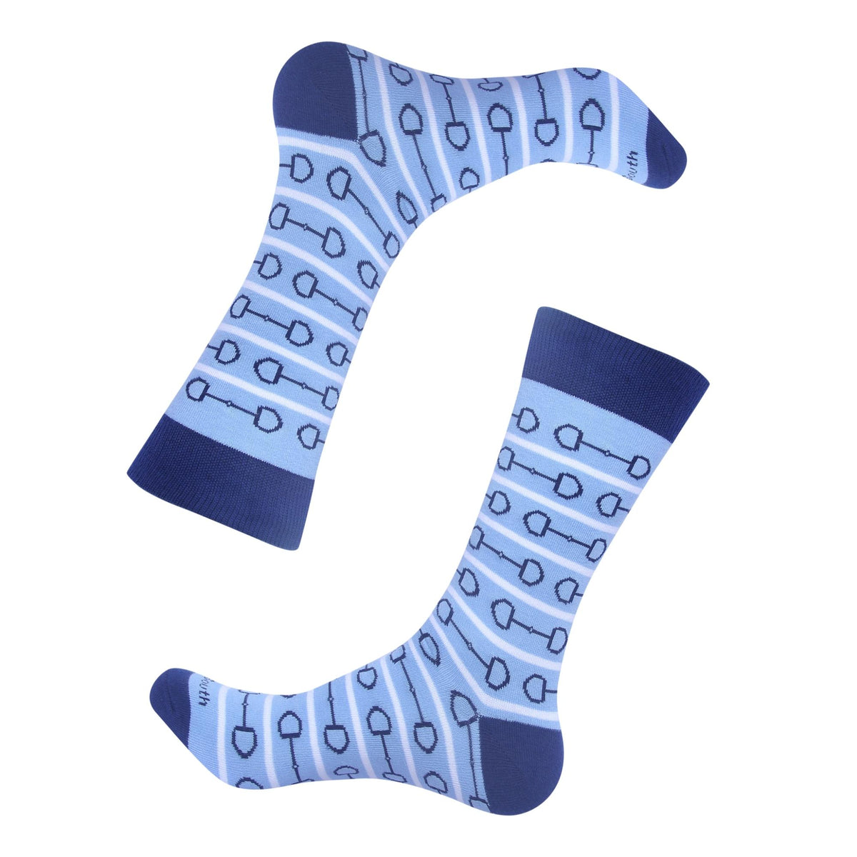 Blue Horse Bit Socks – Barrel Down South
