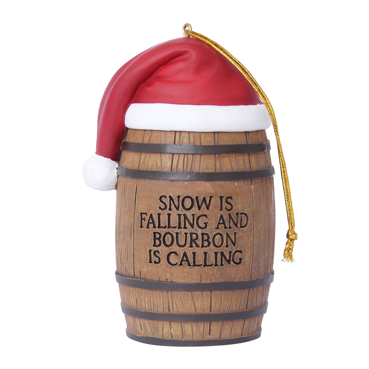 Bourbon Barrel Snow is Falling and Bourbon is Calling Ornament – Barrel ...